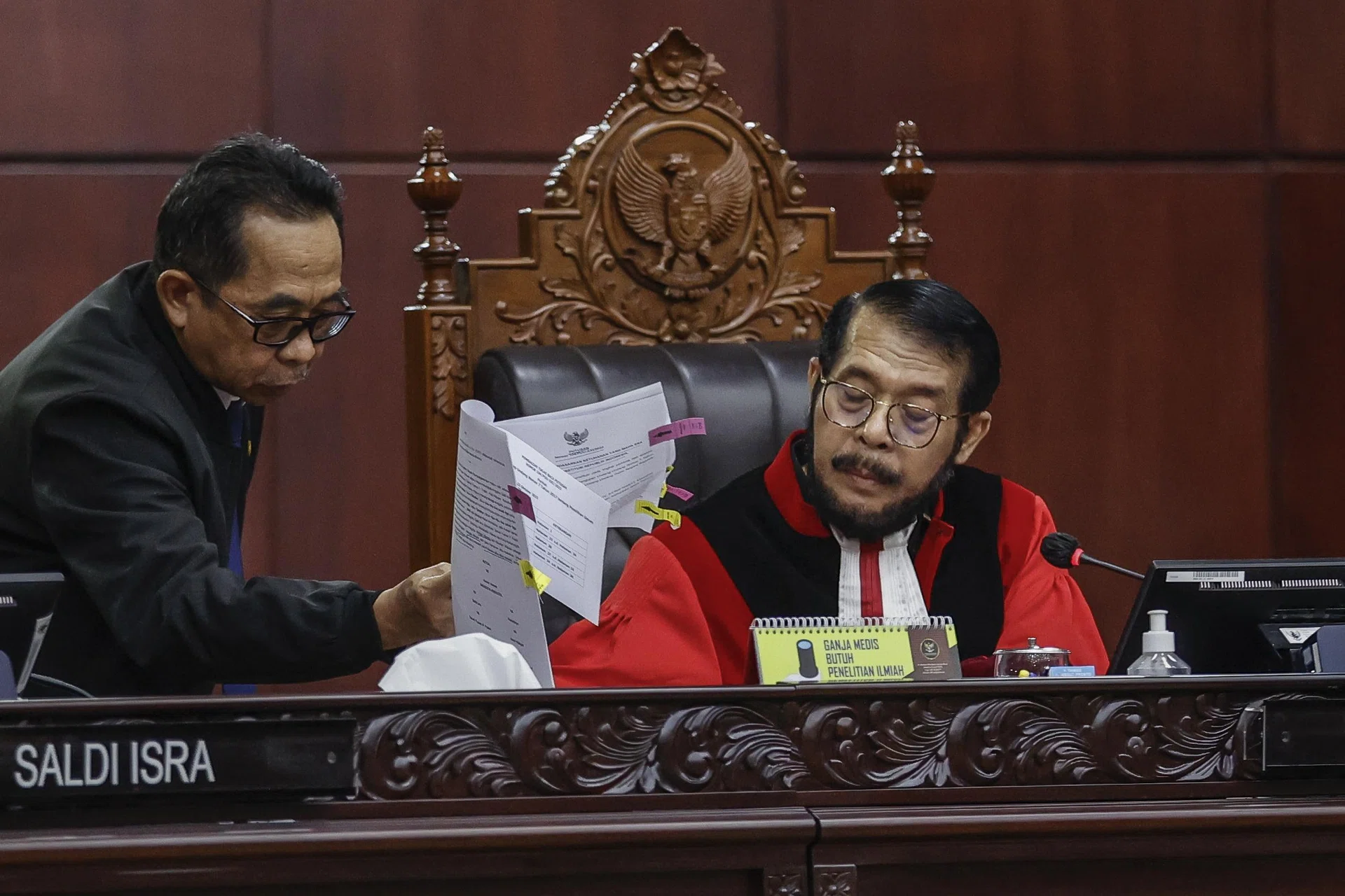 Indonesia's top judge faces guilty verdict in ethics probe - The ...