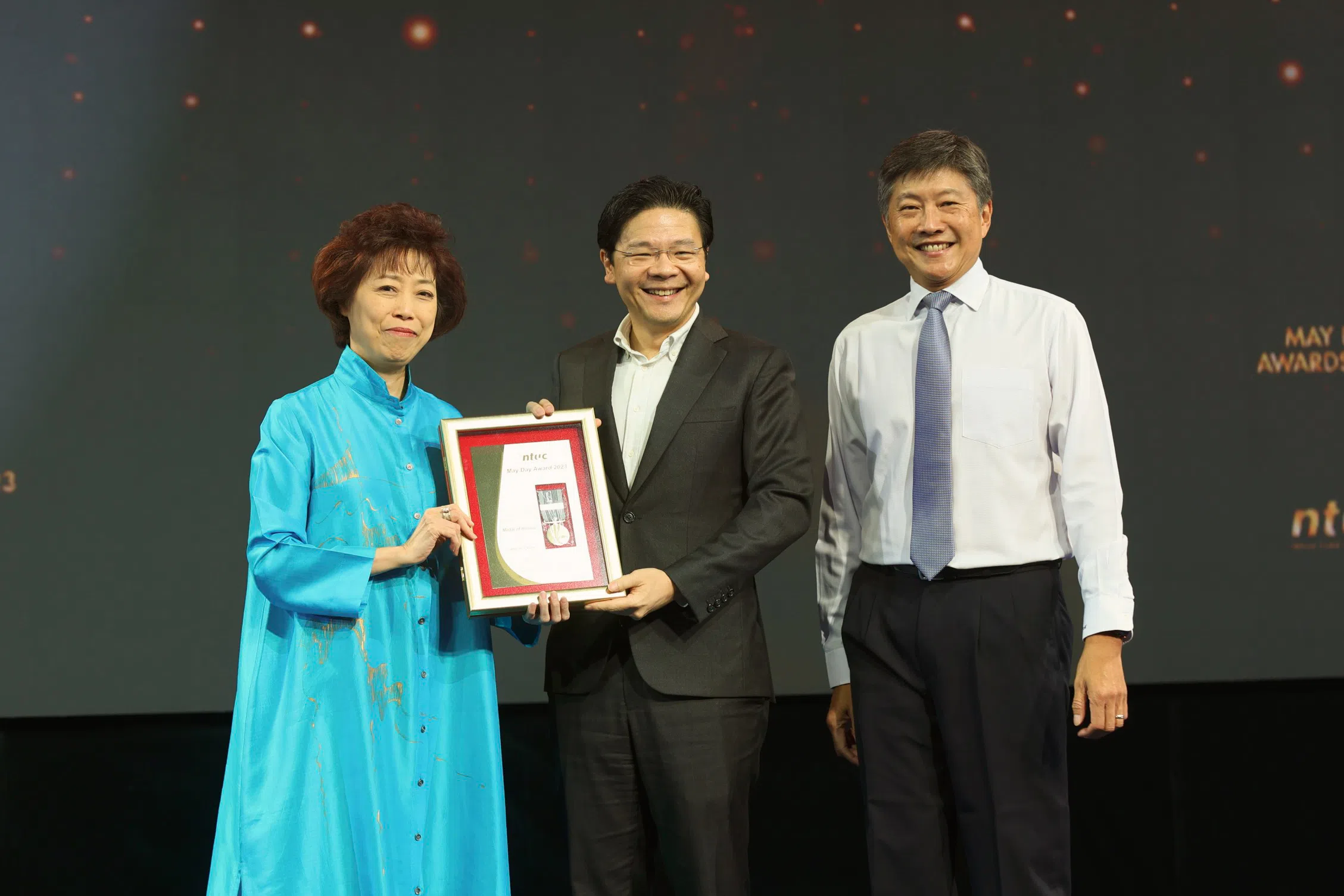 DPM Wong receives highest honour at NTUC May Day Awards 2023 - The ...