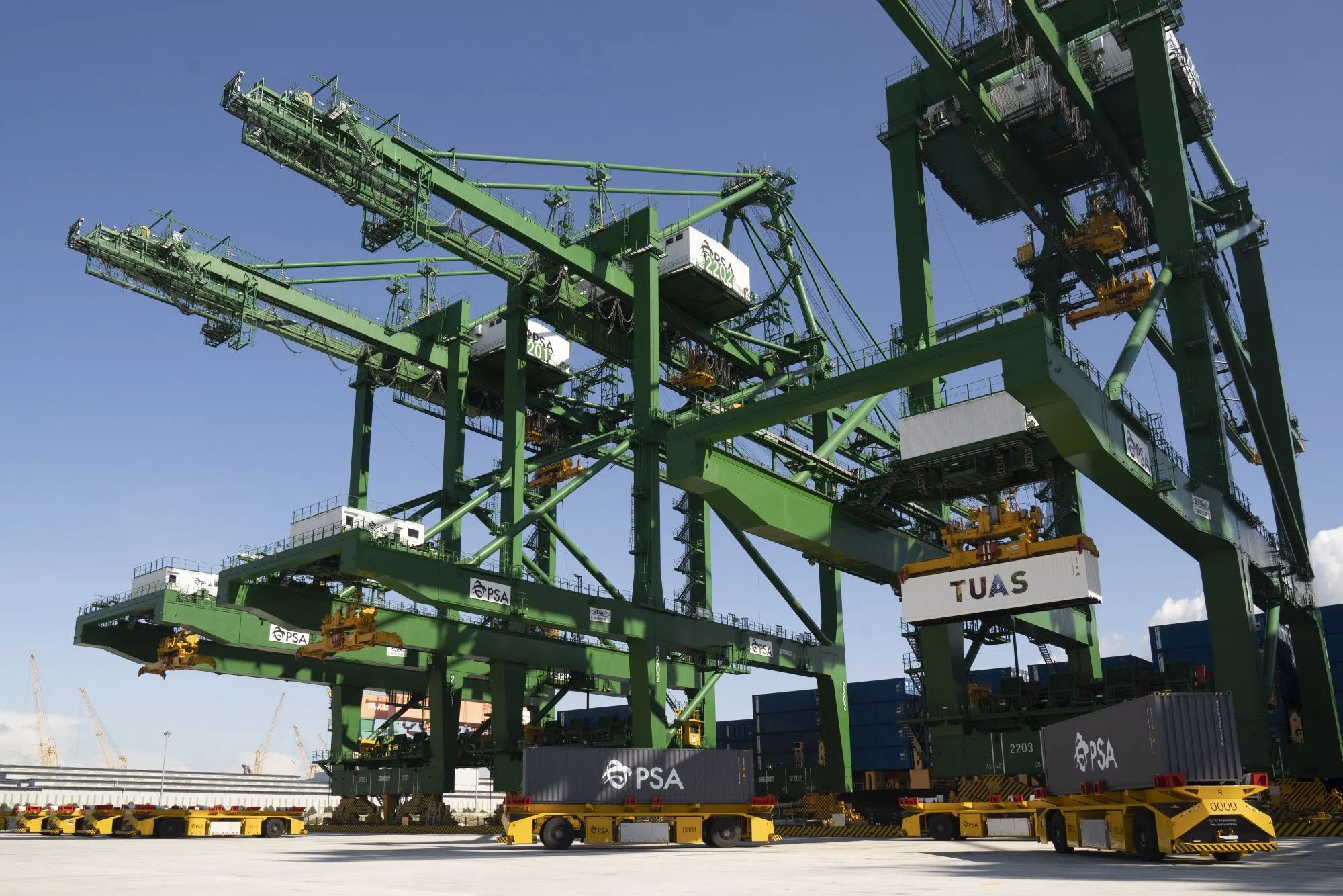 Tuas Port officially opens with 3 berths, 500 workers as freight ...