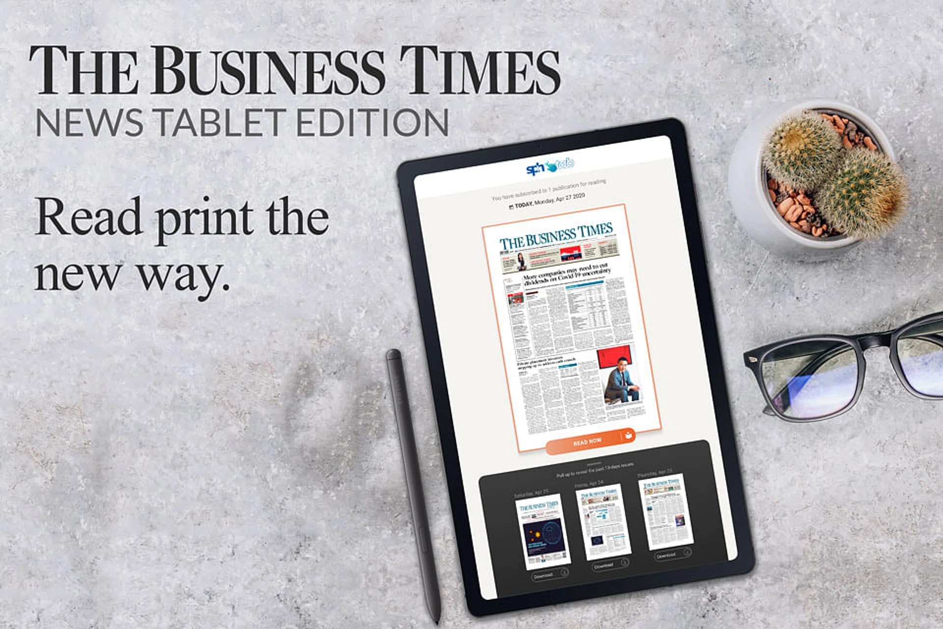 BT launches News Tablet Edition - The Business Times