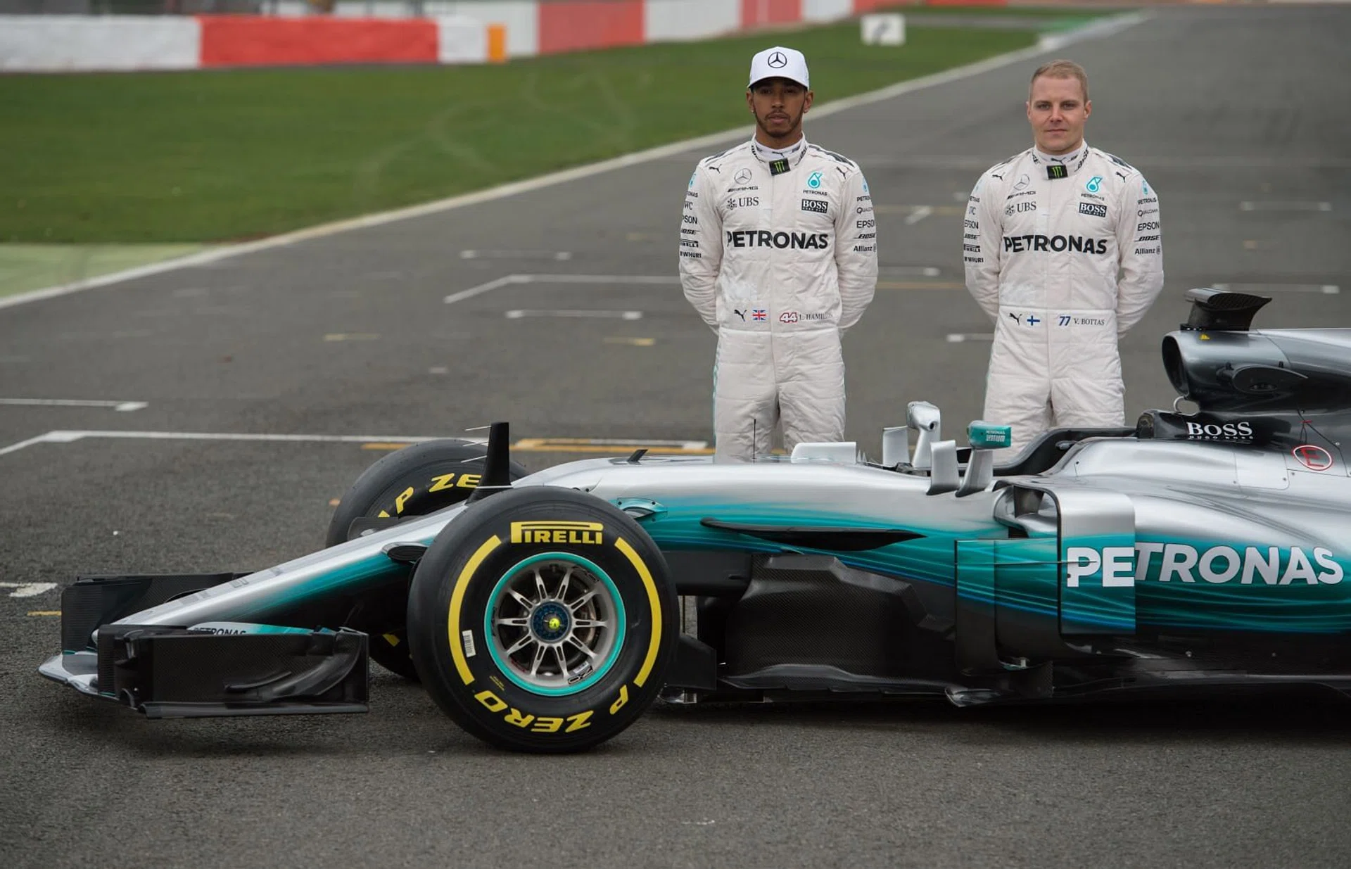Formula One: Hamilton unveils new Mercedes W08 car - The Business Times