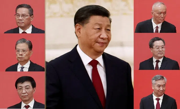 Who's on the top ranks of Chinese Communist Party's new Politburo ...