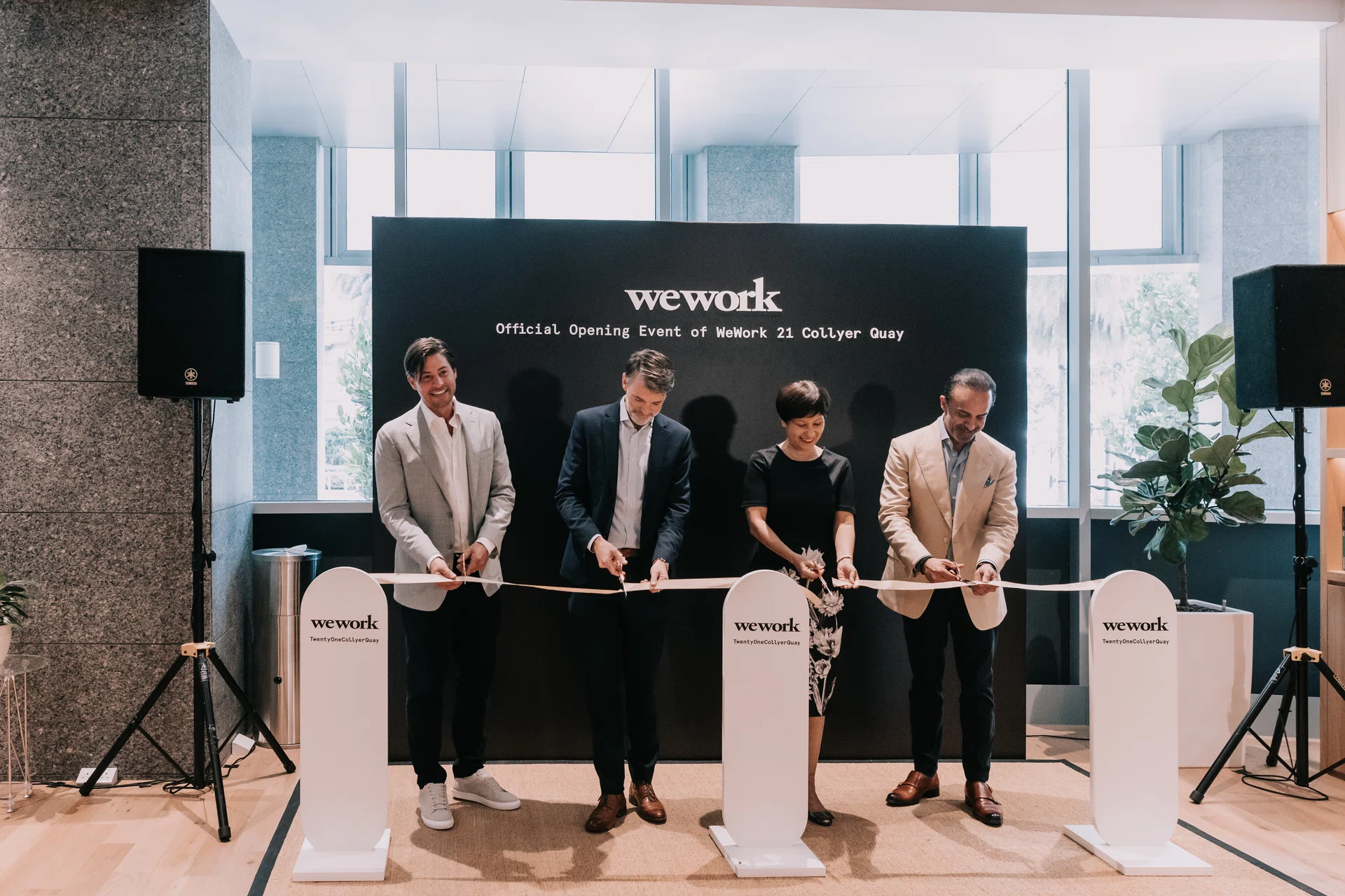 WeWork launches 21 Collyer Quay, its largest location in the Pacific - The Business Times