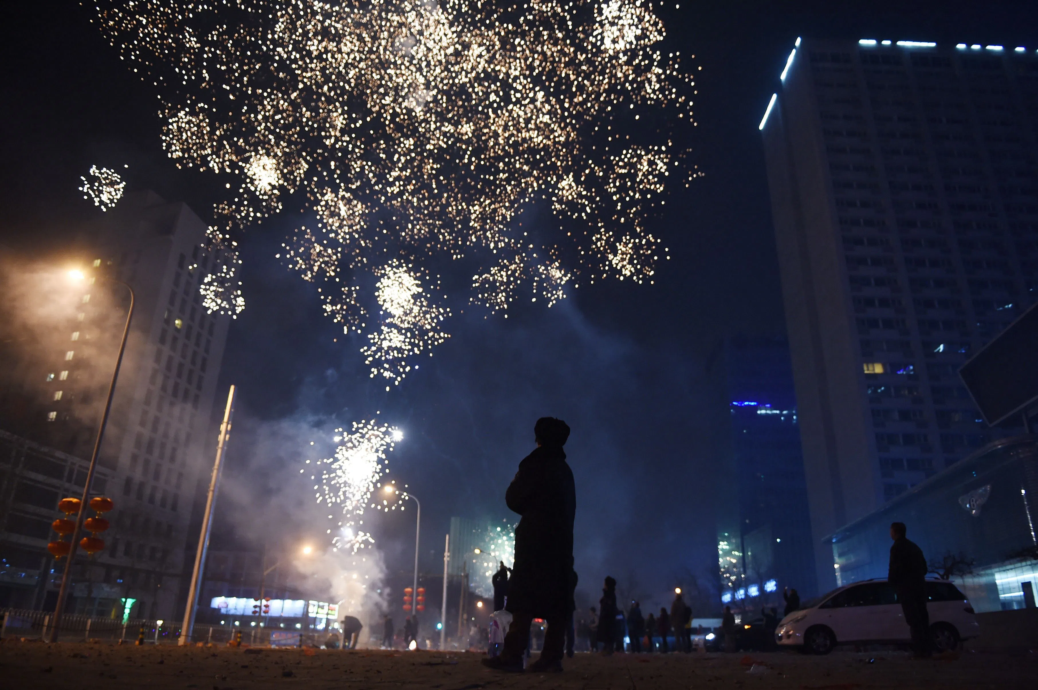 Asia rings in Year of the Sheep with fireworks, festivities