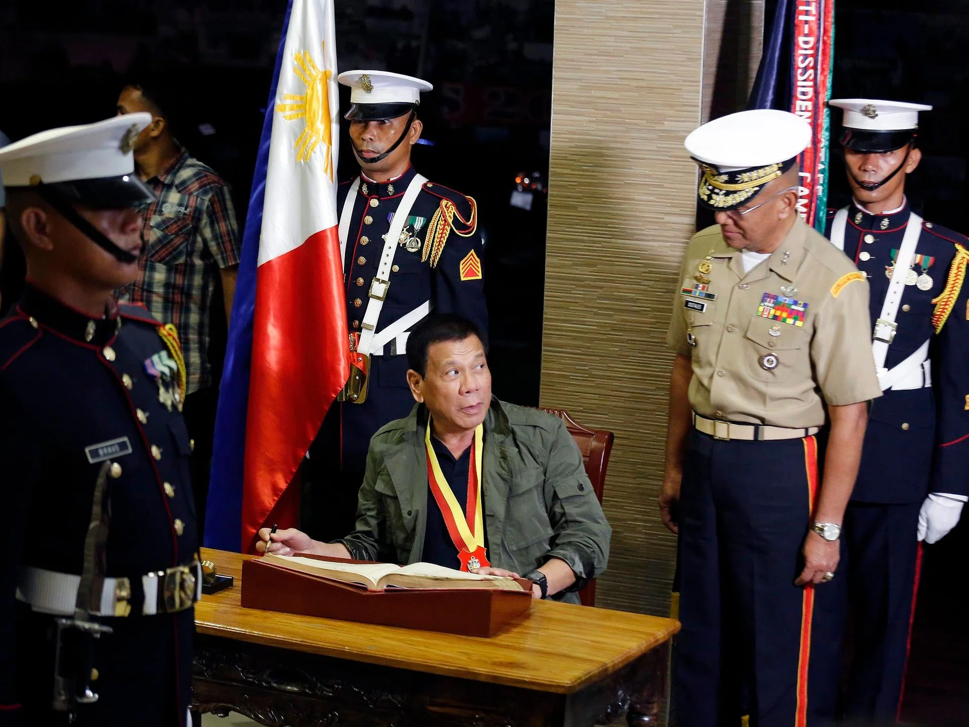 Duterte woos army as opponents warn of discontent in ranks - The ...