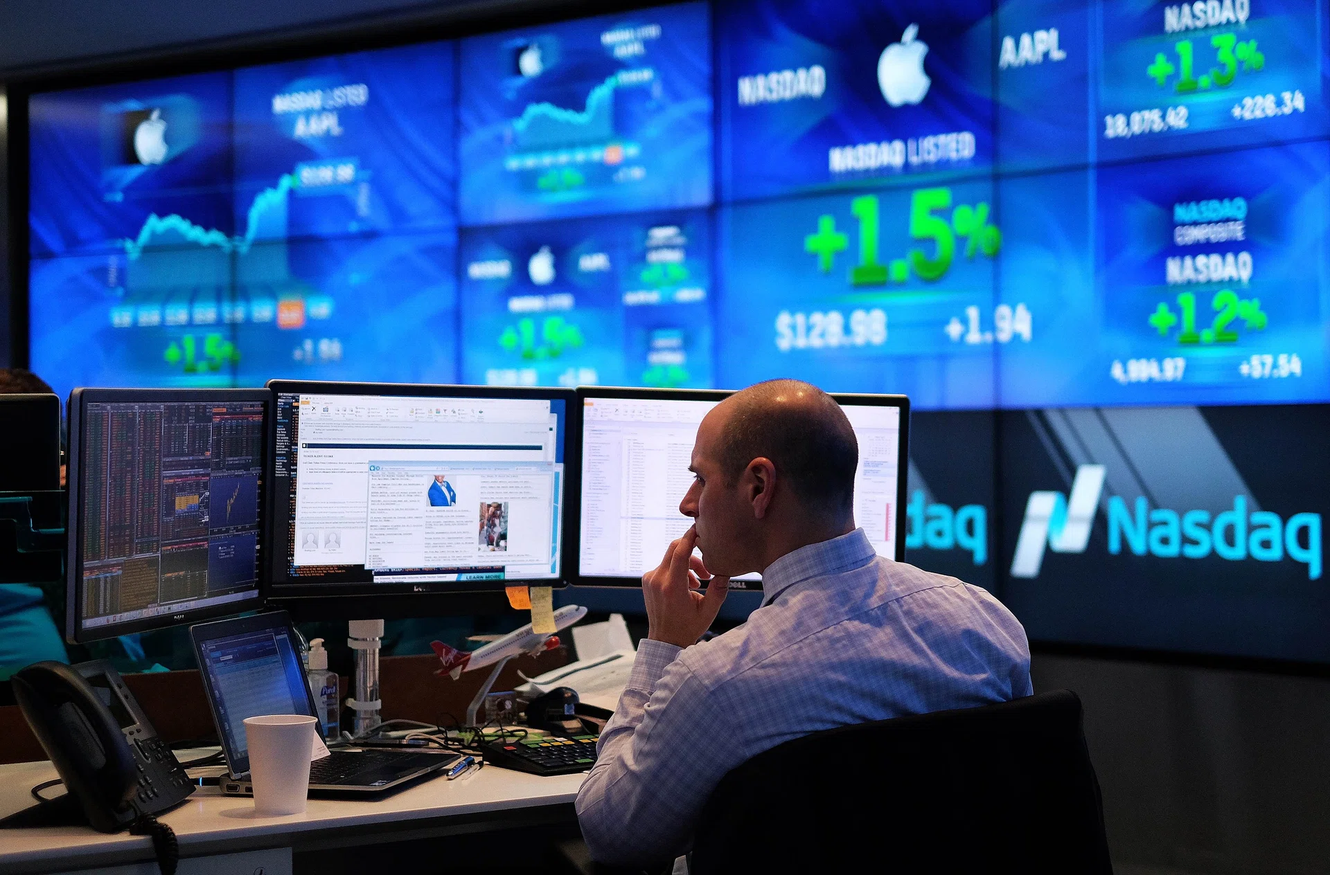 US: Nasdaq closes at new all-time high - The Business Times