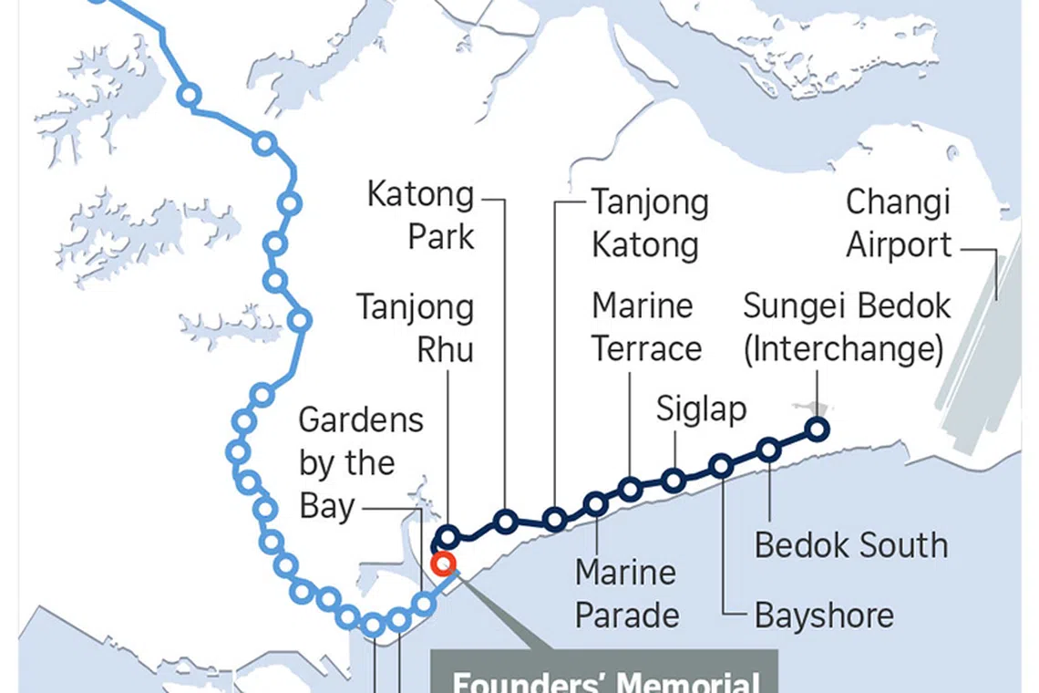 Thomson-East Coast line to add MRT station at Founders' Memorial in ...