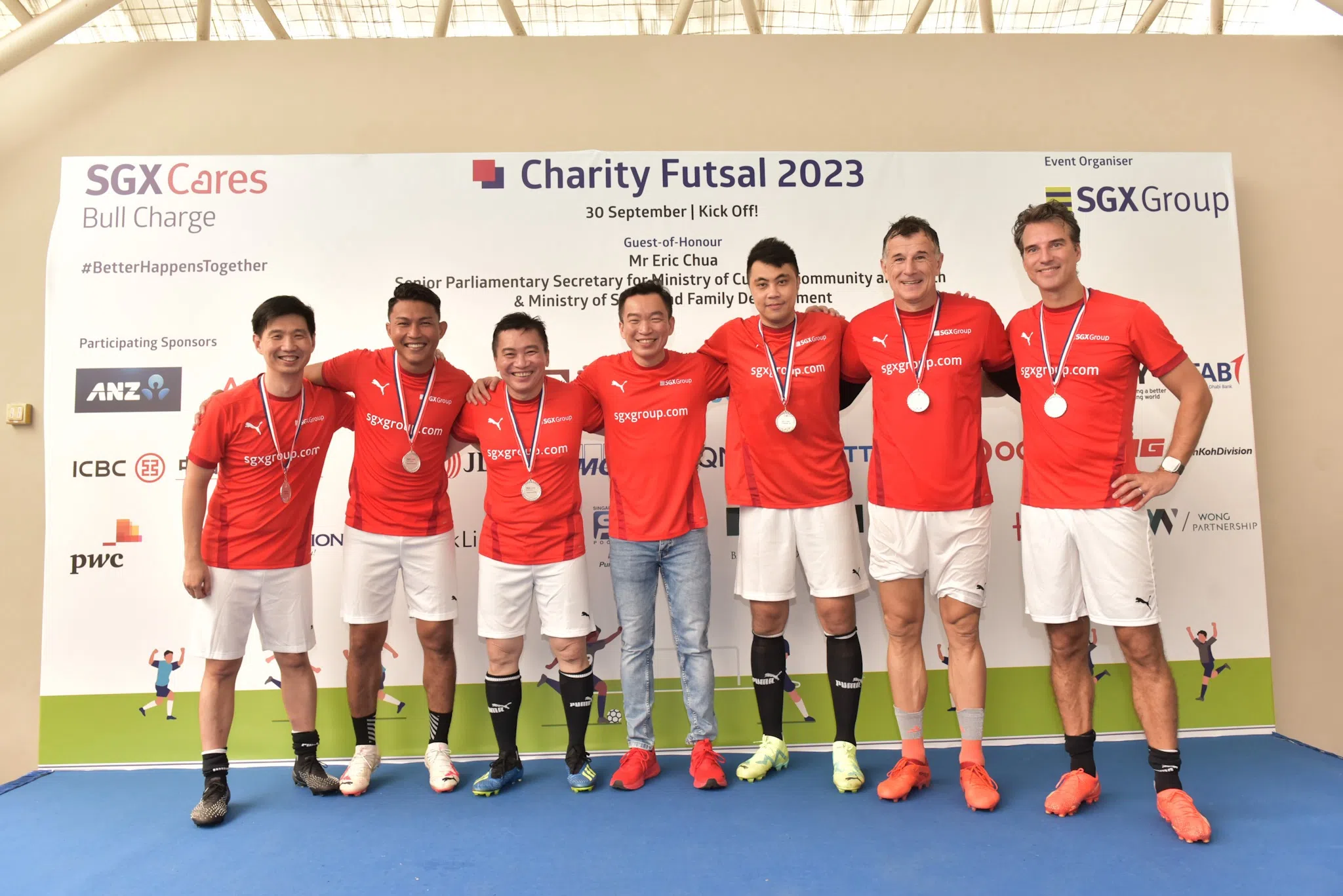 SGX Cares raises nearly S$132,000 for underprivileged at charity futsal ...