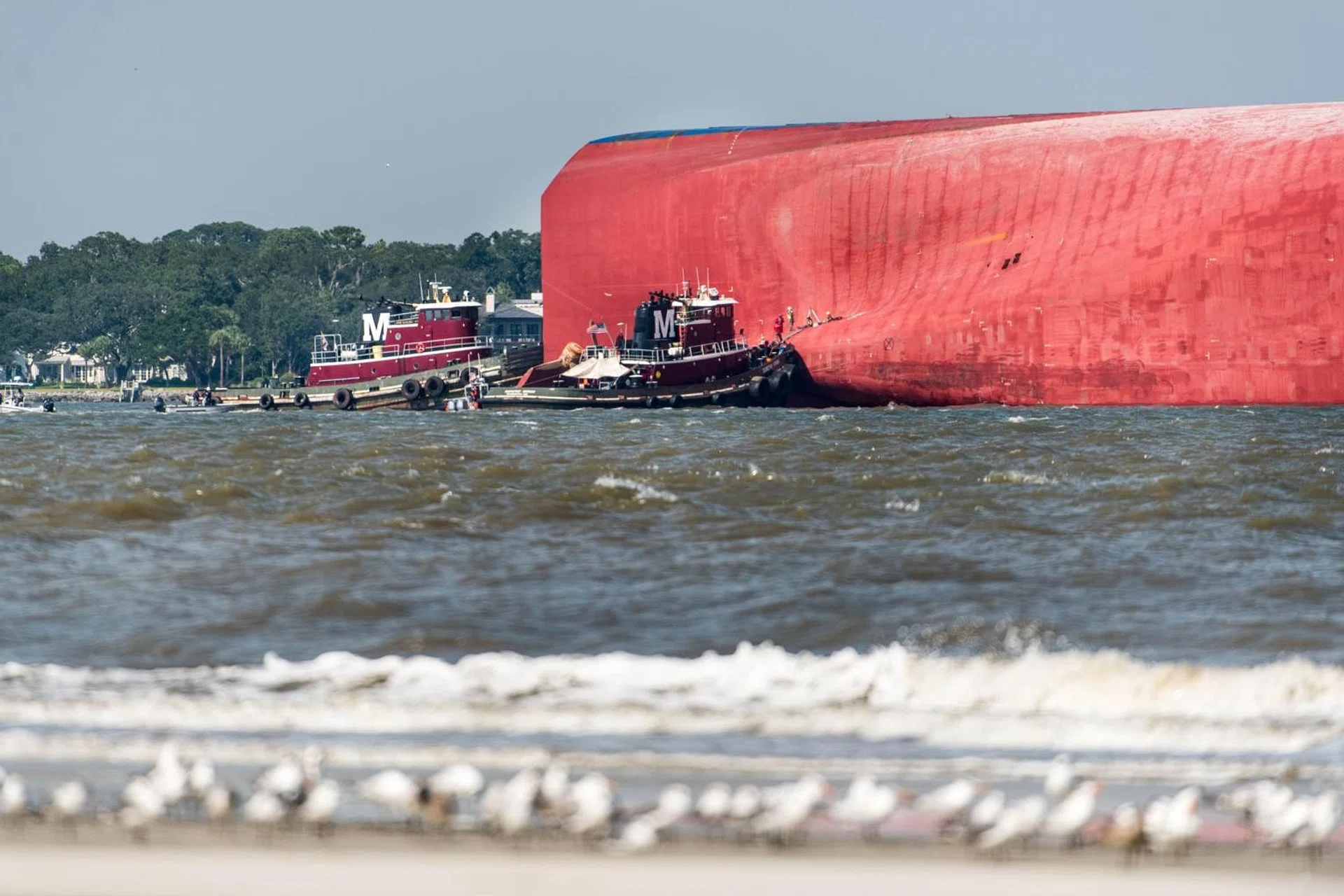 Three South Korean crew members of capsized cargo ship rescued - The ...