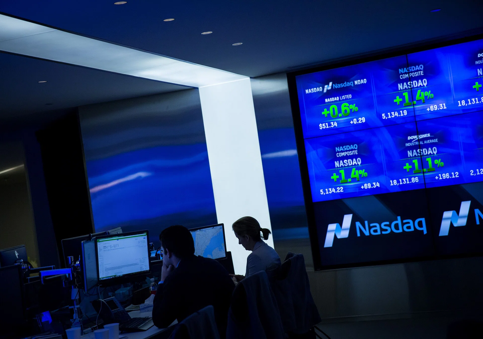 US: Nasdaq closes at new record high - The Business Times