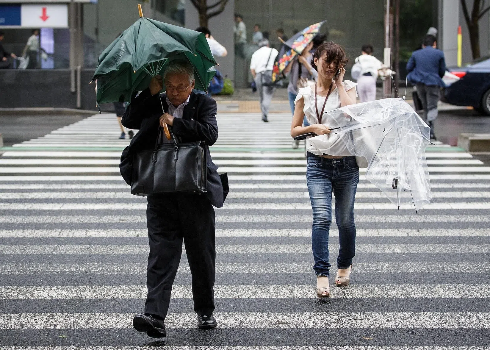 Typhoon hits Tokyo, bringing risk of floods, landslides