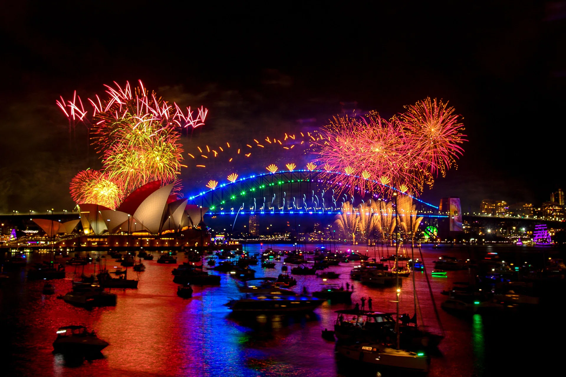Fireworks, weapons light up skies as world enters 2024 - The Business Times
