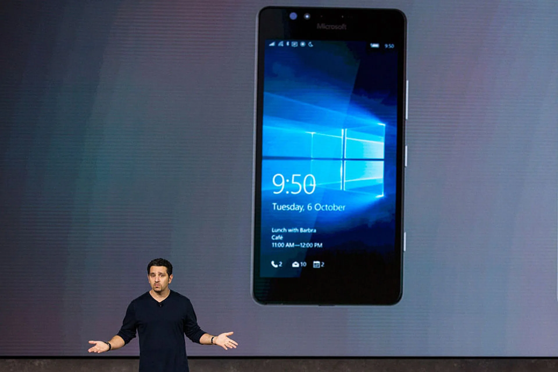 Microsoft unveils Windows 10 smartphone - The Business Times