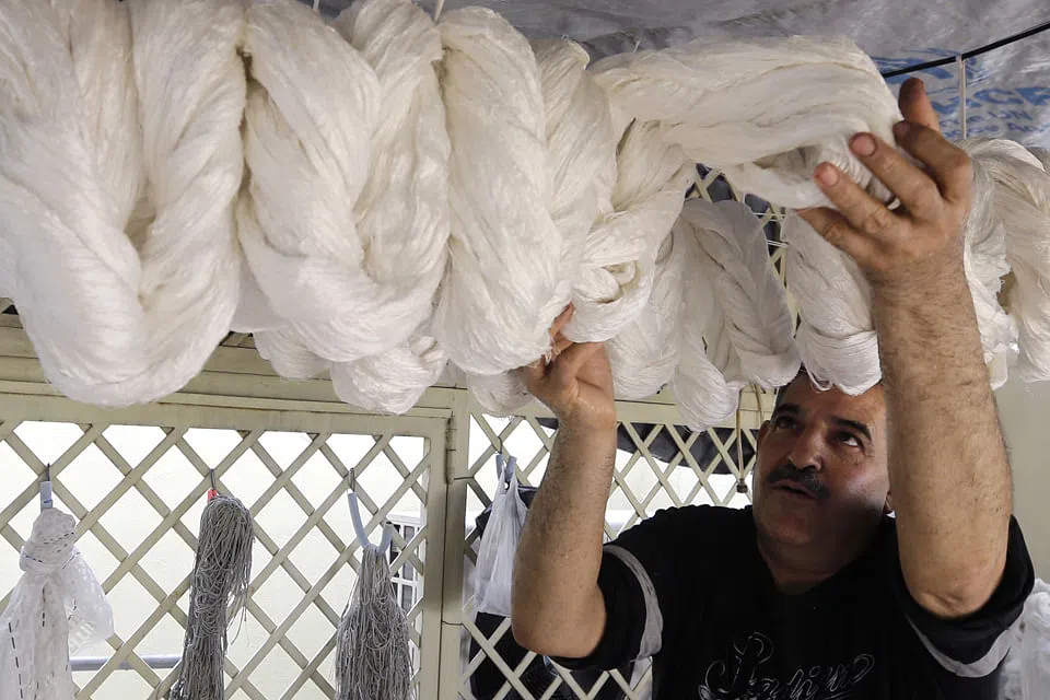 The dyeing art of Damascus silk - The Business Times