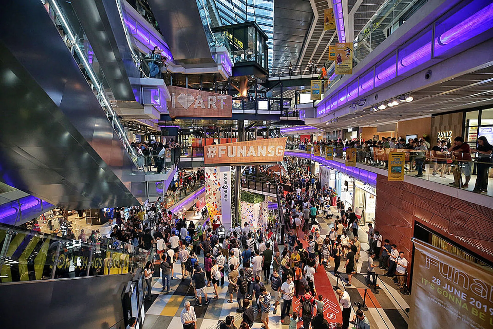 Funan mall reopens with swankier vibe after major S$560m, 3-year ...