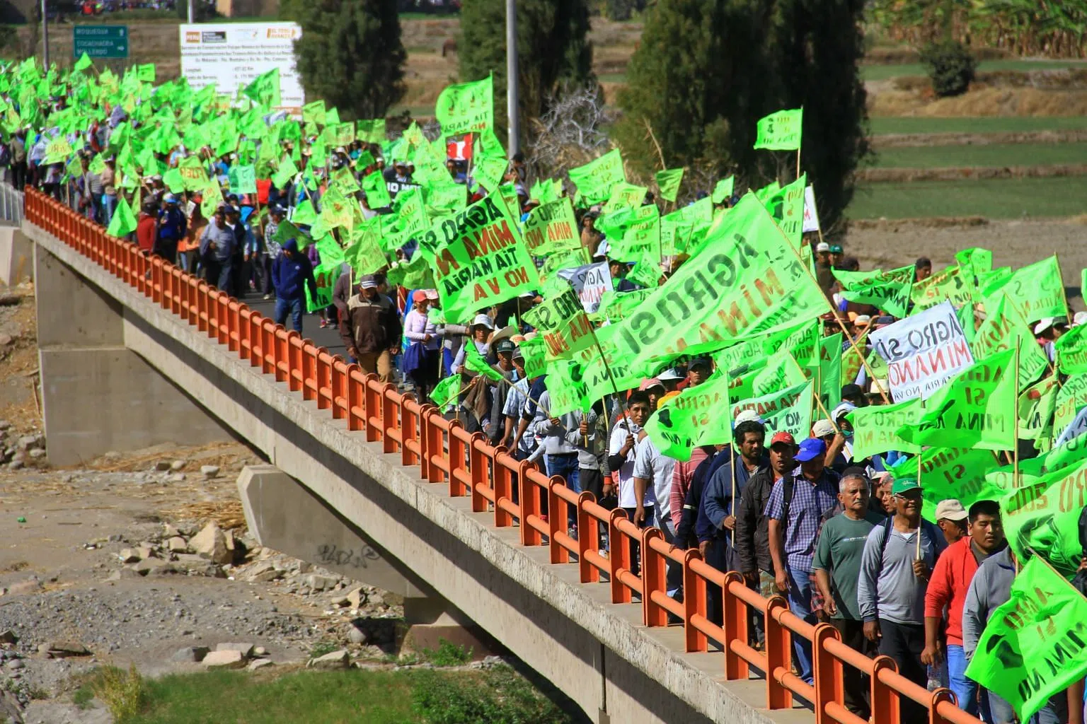 Protest begins against billion-dollar Southern Copper mining project in ...