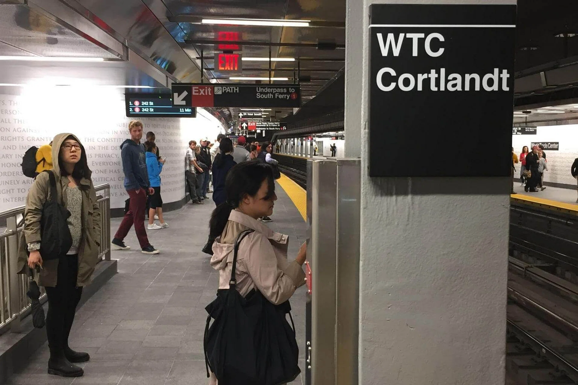New York City subway station once buried by 9/11 opens again - The ...