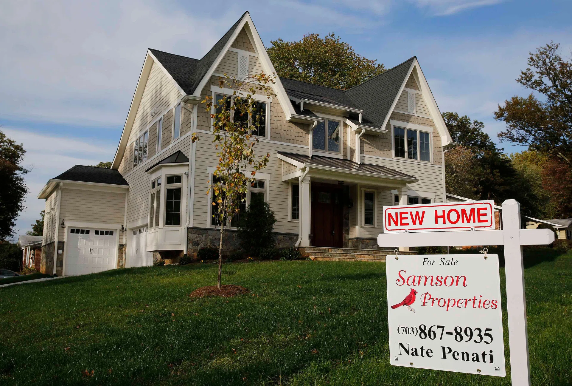 US new-home sales rebound in October - The Business Times