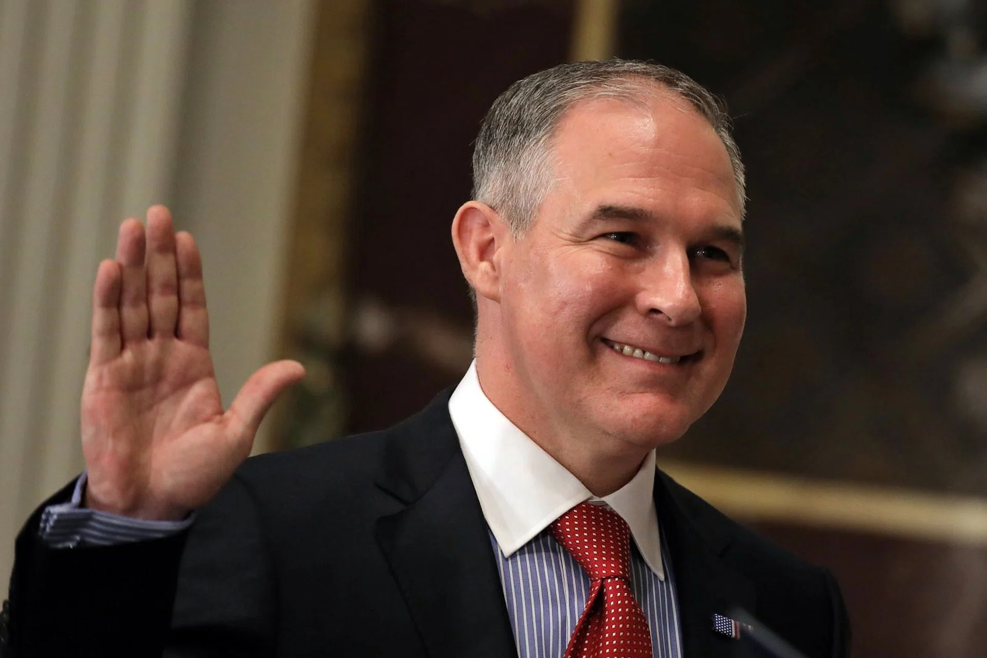 Pruitt sworn in as EPA head after contentious confirmation fight - The ...