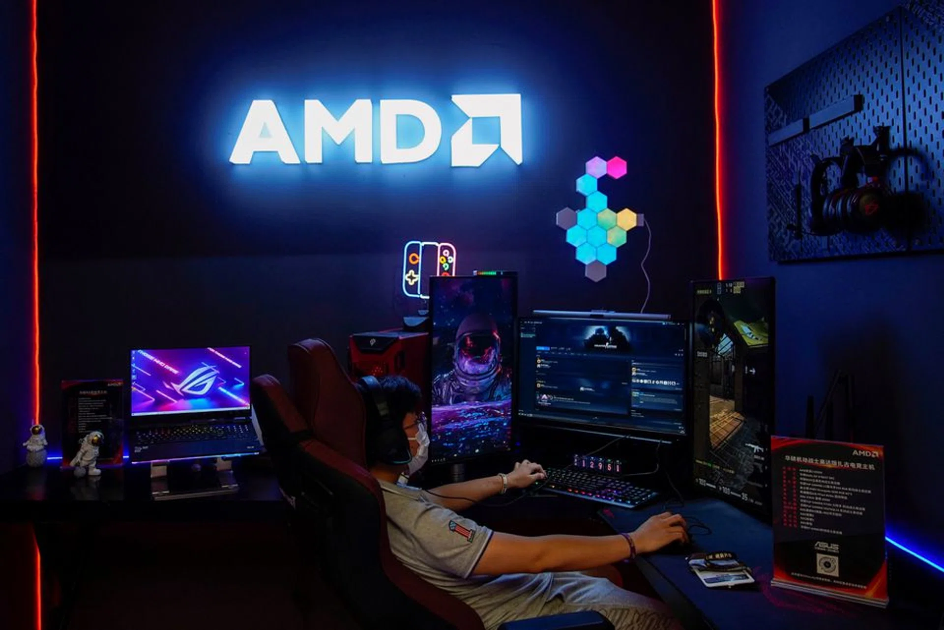 AMD flags slow market for PCs in 2022 - The Business Times