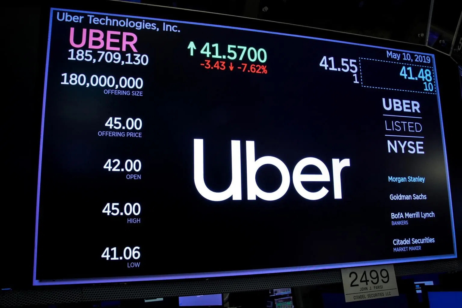 Uber's market debut sours most anticipated IPO since Facebook