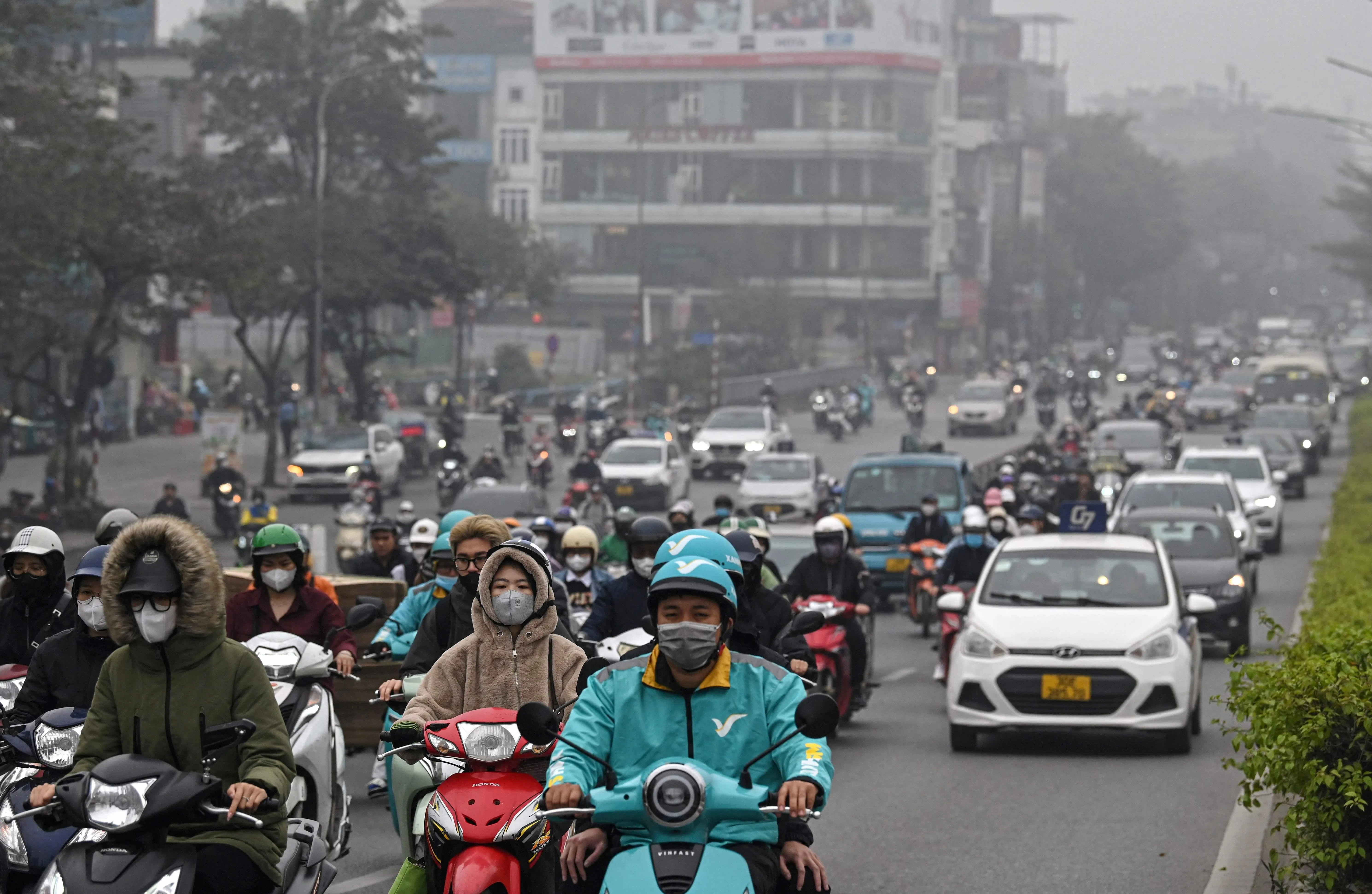 Hanoi chokes as Vietnam capital tops most polluted cities list - The ...