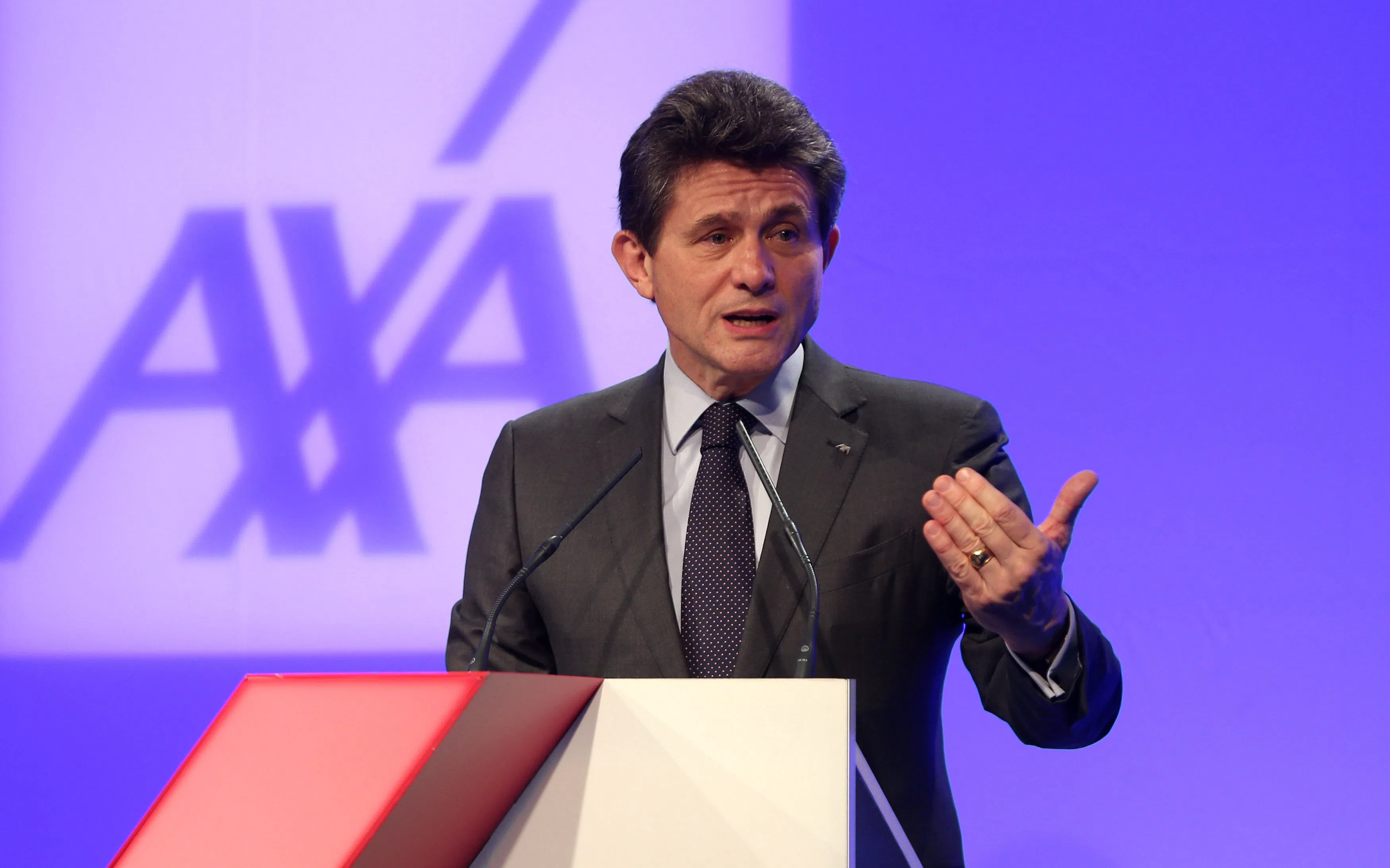 AXA CEO Castries to leave group on Sept 1 - The Business Times