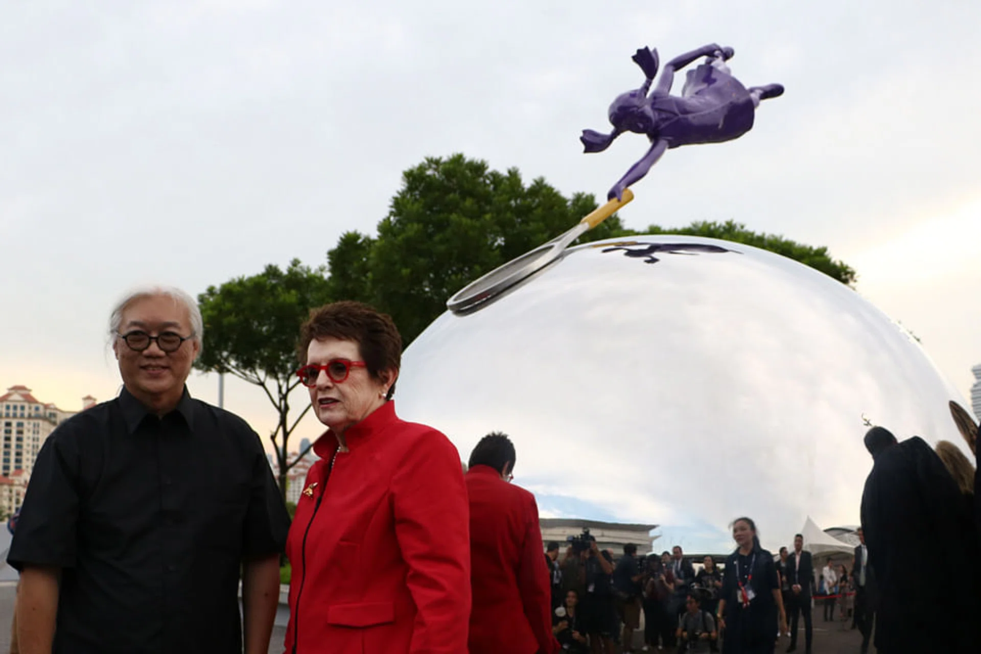 Dream sculpture by local artist unveiled at Sports Hub - The Business Times