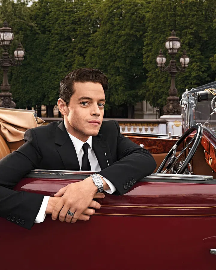 Rami Malek Is The Face Of Cartier's New Tank Française Campaign ...