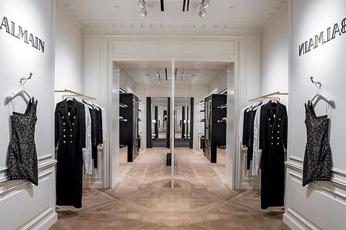 Your First Look at the Fabulous New Balmain Store in Singapore | Harper ...