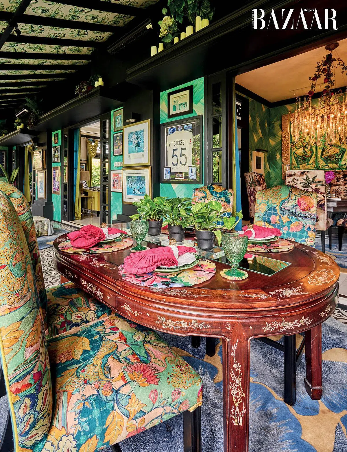 A Fashionable Life: Nikki Hunt's Lush Home Is A Garden Of Envy | Harper ...