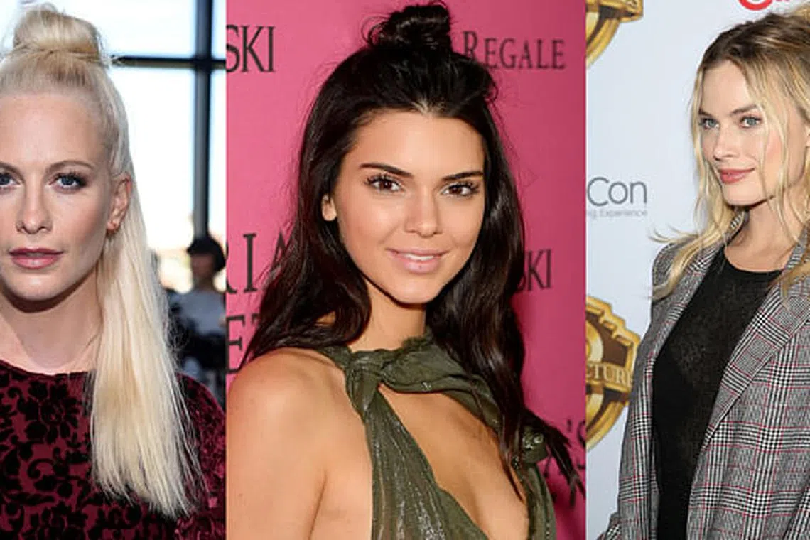 Our New Celebrity Hairstyle Crush: The Half Bun | Harper's Bazaar Singapore