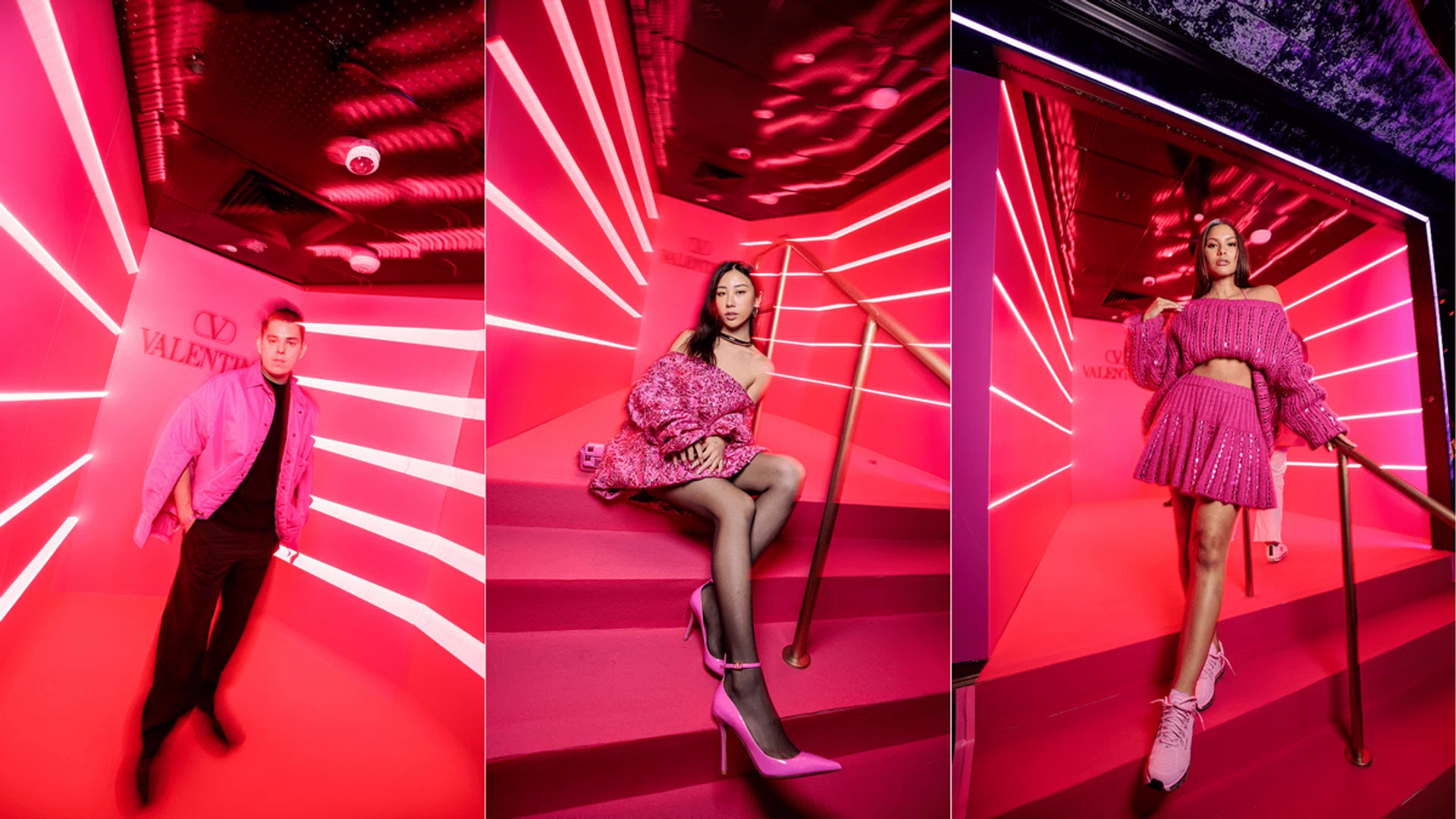 All The Celebrities At The Valentino Pink PP Party In Singapore ...