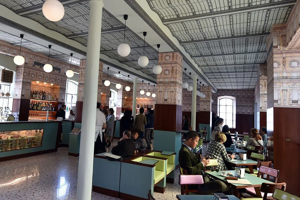 Inside Wes Anderson's New Cafe For Prada - Harper's Bazaar Singapore ...