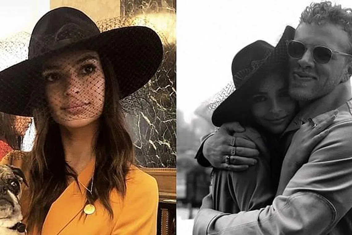 Emily Ratajkowski Just Got Married In An Affordable Zara Suit | Harper ...