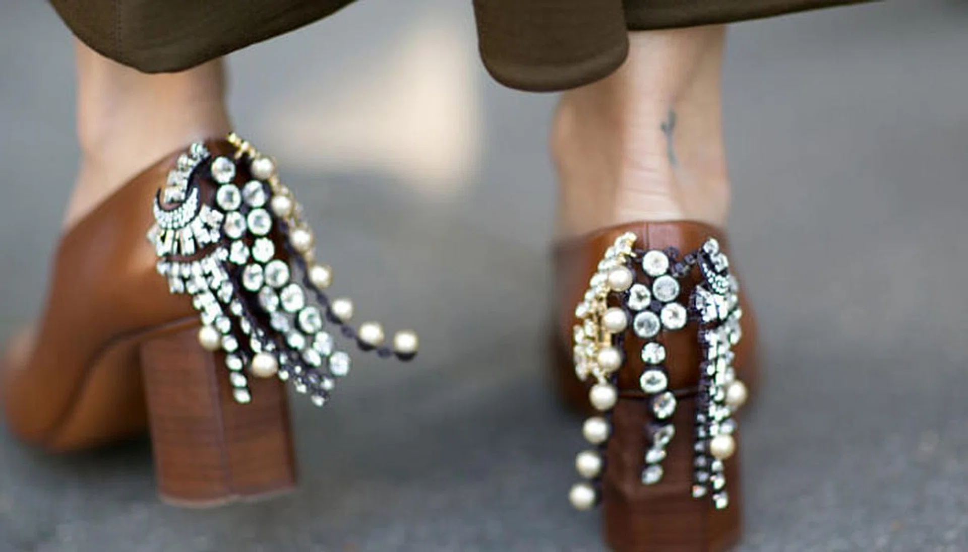 The Coolest Trend At Fashion Week? Shiny, Metallic Shoes | Harper's ...