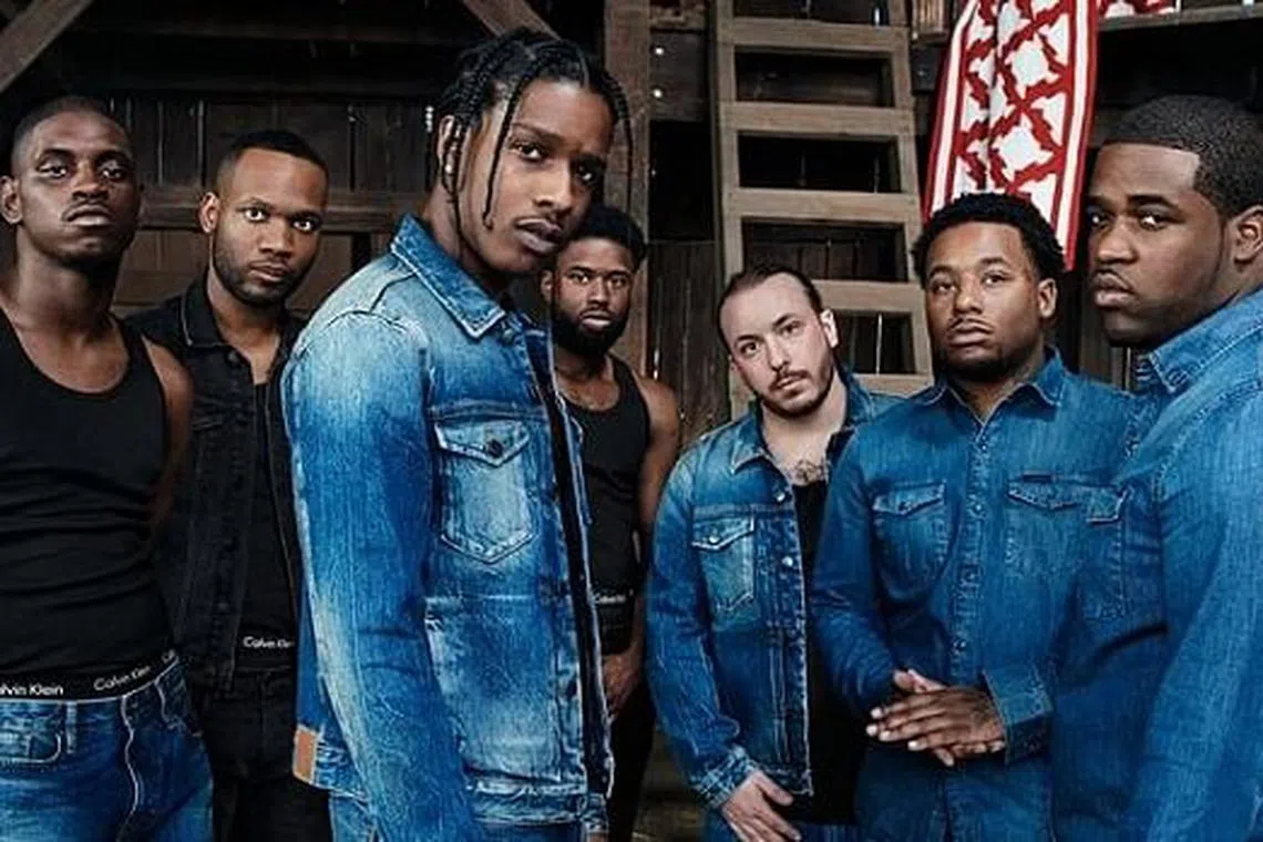 A$AP Rocky And The Mob Stars in Calvin Klein's Latest Campaign | Harper ...